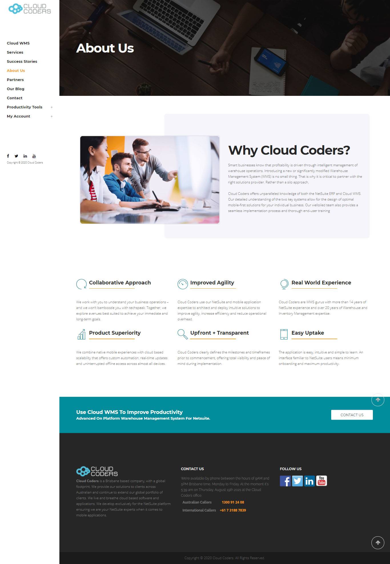 Cloud Coders - Website Project - Marketing Leap