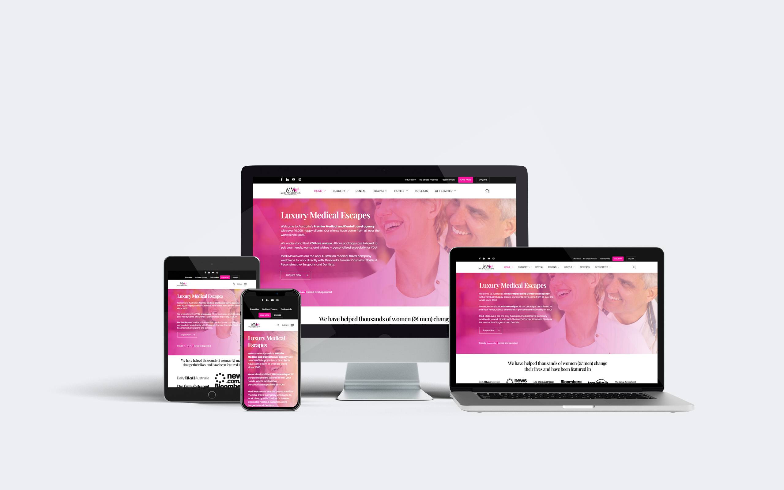 Medi Makeovers | Digital Agency | Marketing Leap